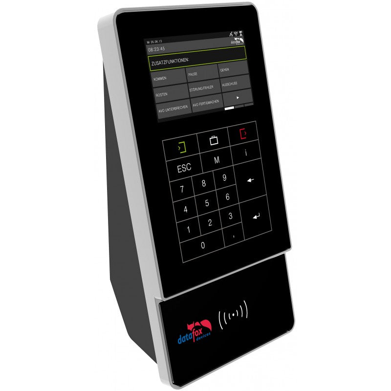 Datafox EVO 4.3 Zeiterfassungsterminal mit Delling W4-Zeit Software fü ...